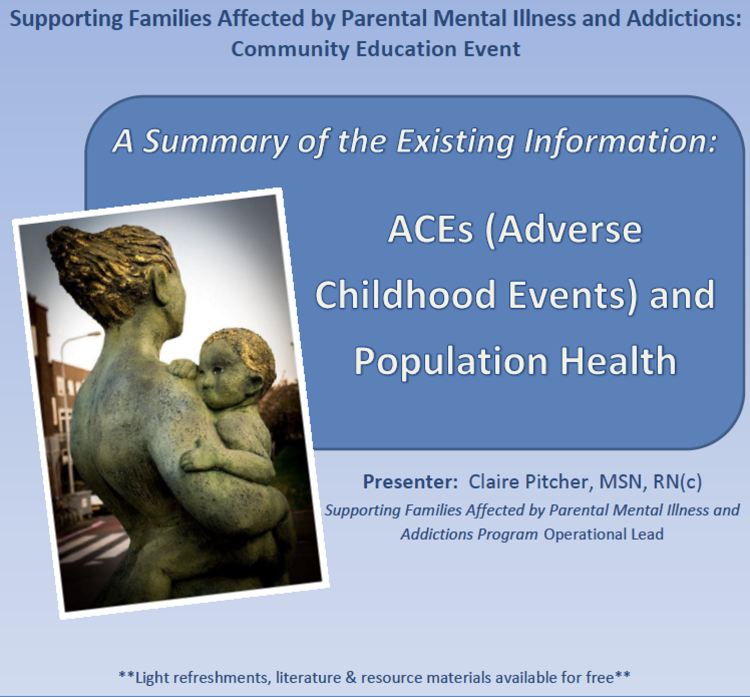 Community Education Event – Supporting Families